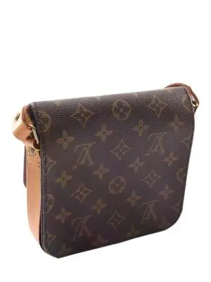 LOUIS VUITTON Cartouchiere Pm Monogram Shoulder Bag - Brown