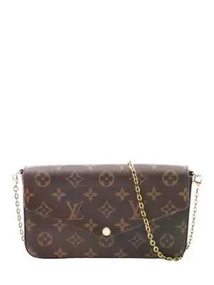 LOUIS VUITTON 2020 Monogram Felicie Shoulder Bag - Brown