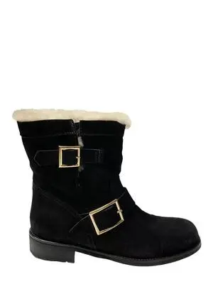 JIMMY CHOO Youth Ii Buckle Ankle Boots - Black