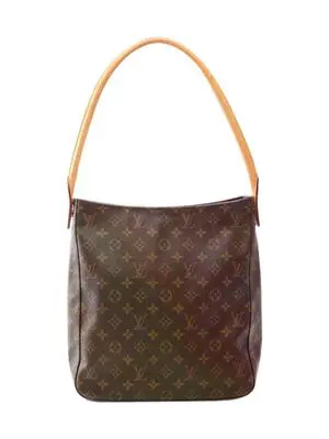 LOUIS VUITTON Looping Gm Monogram Shoulder Bag - Brown
