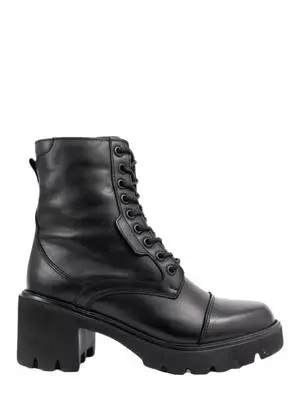 SERGIO MORETTI FIRENZE Lace-up Ankle Boots - Black