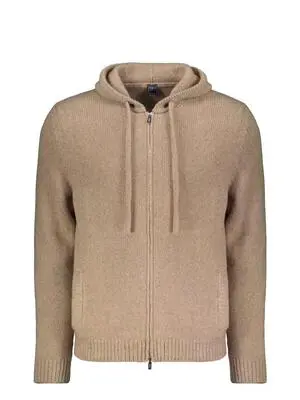 Fedeli Zip-up Cashmere Hoodie - Neutrals