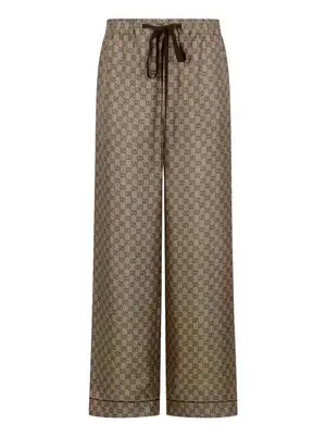 GUCCI Drawstring-waist Palazzo Pants