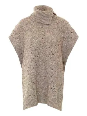 FABIANA FILIPPI Open-knit Poncho