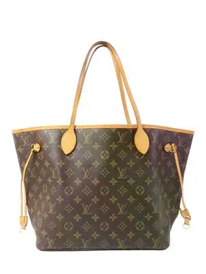 LOUIS VUITTON Neverfull Monogram Tote Bag - Brown