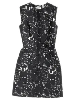 Balenciaga Sleeveless Mini Dress - Black