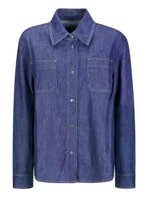 7 For All Mankind Halona Classic Denim Shirt - Blue