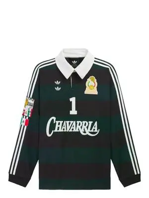 WILLY CHAVARRIA X Adidas Portero Rugby Polo Shirt - Black