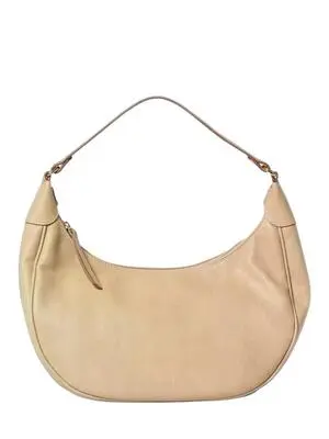 SKYTOS Luna Leather Shoulder Bag - Neutrals