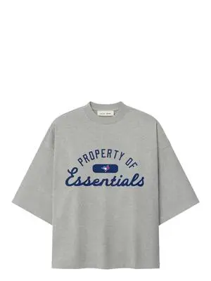 Fear Of God Blue Jays Essentials Logo-print T-shirt - Grey