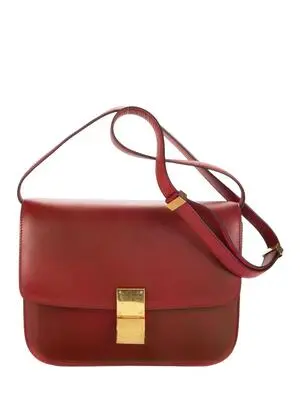 Celine Celine Medium Classic Box Crossbody Bag Red