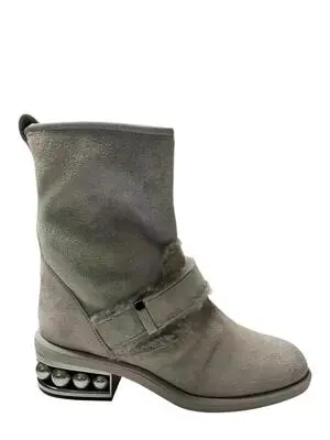 NICHOLAS KIRKWOOD Casati Pearl Ankle Boots - Grey