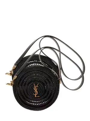 Saint Laurent Loulou Round Crossbody Bag - Black