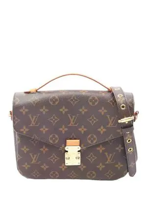 LOUIS VUITTON Monogram Pochette Metis Mm Handbag - Brown