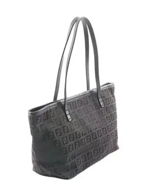 Fendi Zucchino Tote Bag - Brown