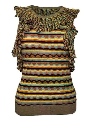 Ulla Johnson Sadie Ruffled Top - Brown