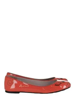 Marc Jacobs Marc Jacobs Vintage Mouse Print Ballet Flats Orange