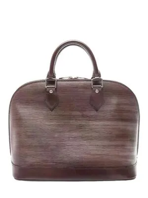 LOUIS VUITTON 2004 Epi Leather Alma Tote Bag - Brown