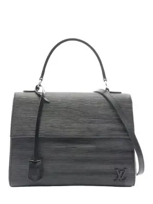 LOUIS VUITTON 2019 Mm Cluny Epi Handbag - Black