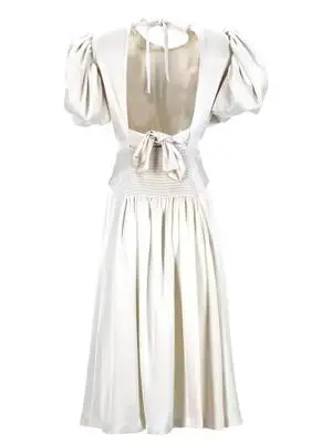 ROTATE BY BIRGER CHRISTENSEN Noon Puff-sleeved Midi Dress