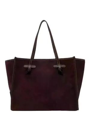 GIANNI CHIARINI Marcella Suede Tote Bag - Red