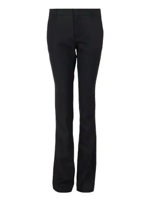 Gucci Concealed Fastening Flared Trousers - Black