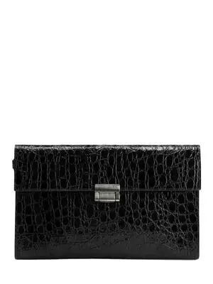 GIUSEPPE ZANOTTI Yannis Clutch Bag - Black