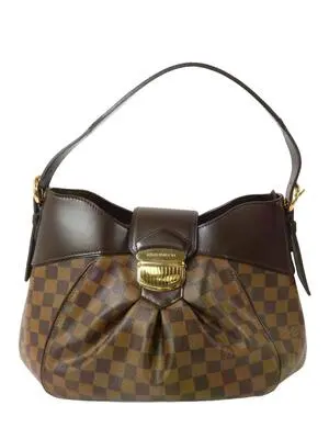 LOUIS VUITTON Damier Sistina Shoulder Bag - Brown