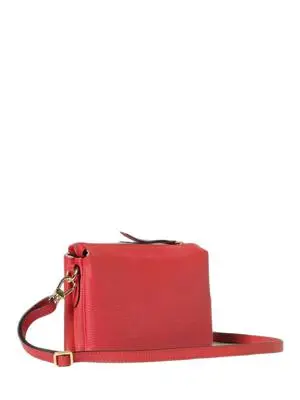 SKYTOS Ale Pebbled Leather Shoulder Bag - Red