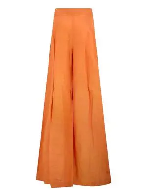 Alberta Ferretti High-waisted Wrap-style Maxi Skirt - Orange