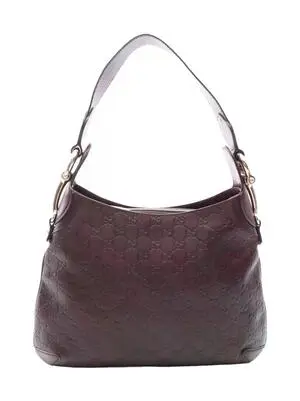 Gucci Horsebit Guccissima Shoulder Bag - Brown