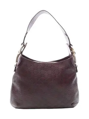 Gucci Horsebit Guccissima Shoulder Bag - Brown