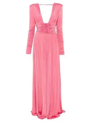 MARCO BOLOGNA Long Sleeve Maxi Dress - Pink