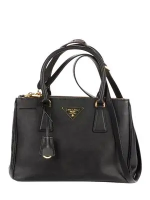 Prada Small Galleria Double-zip Tote Bag - Black