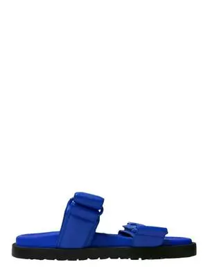 LOUIS VUITTON Sunset Comfort Mules With Logo Plaque - Blue