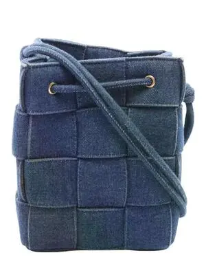 Bottega Veneta Small Cassette Bucket Bag - Blue