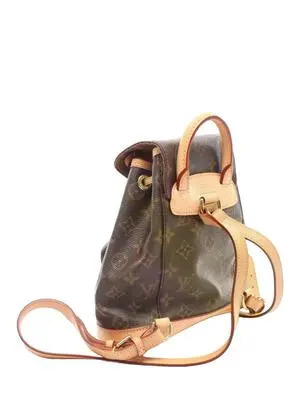 LOUIS VUITTON Montsouris Monogram Backpack - Brown