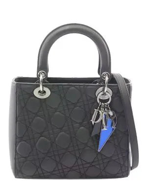 Dior Christian Dior Lady Dior Cannage Handbag Black