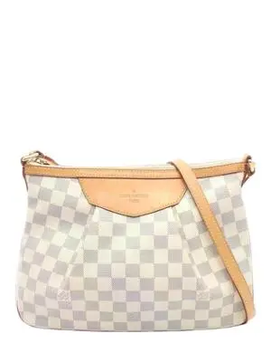 LOUIS VUITTON 2010 Pm Syracusa Damier Azur Shoulder Bag - Neutrals