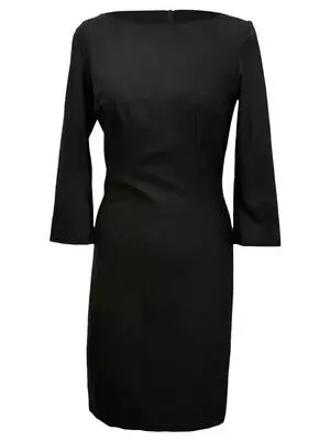 JOSEPH Boat-neck Midi Dress - Black
