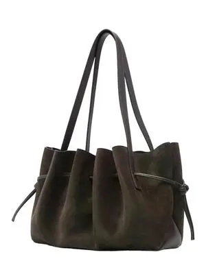 Yuzefi Scallop Shoulder Bag - Brown