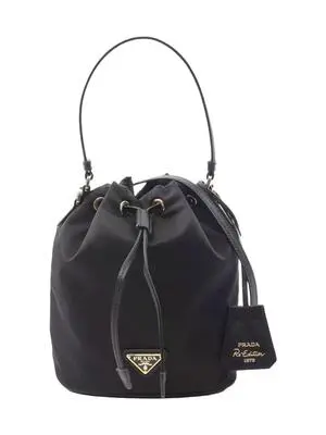Prada 1978 Re-edition Bucket Bag - Black