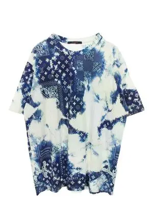 LOUIS VUITTON 2010s Monogram Bandana T-shirt - Blue