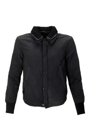 TOM FORD Leather-trimmed Quilted Jacket