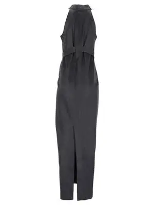 Emilio Pucci The Emilio Halter-neck Embellished Maxi Dress - Black