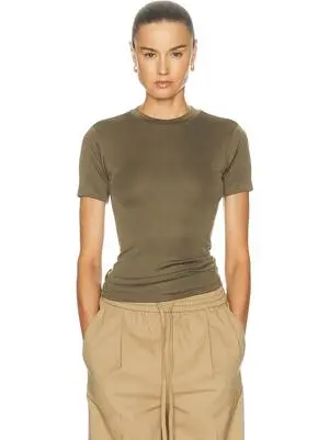 Fear Of God Soft Rib Fitted T-shirt - Moss