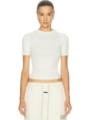 Fear Of God Shrunken Baseball Tee - Ivory