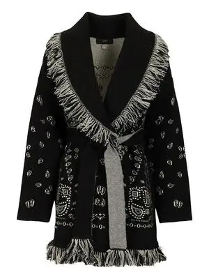 Alanui Bandana Jacquard Cardigan - Multi