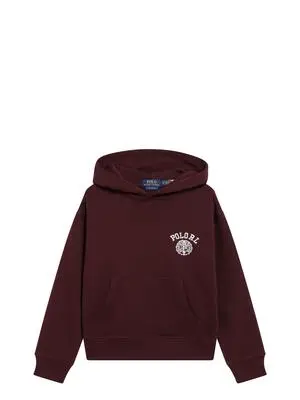 Polo Ralph Lauren Big Fit Hoodie With Embroidered Logo - Red