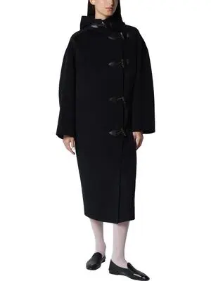 RÓHE Double-faced Wool And Cashmere Duffle Coat - Blue